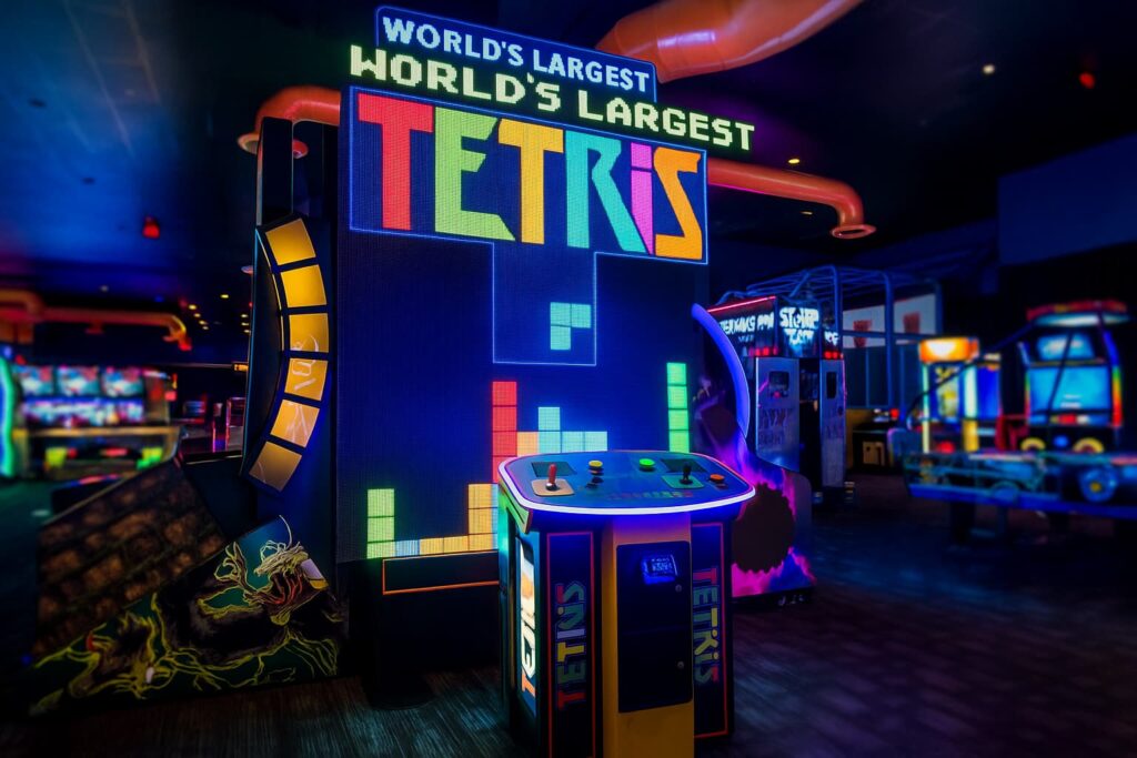 Giant Tetris Hire UK | Retro Arcade Game for Events